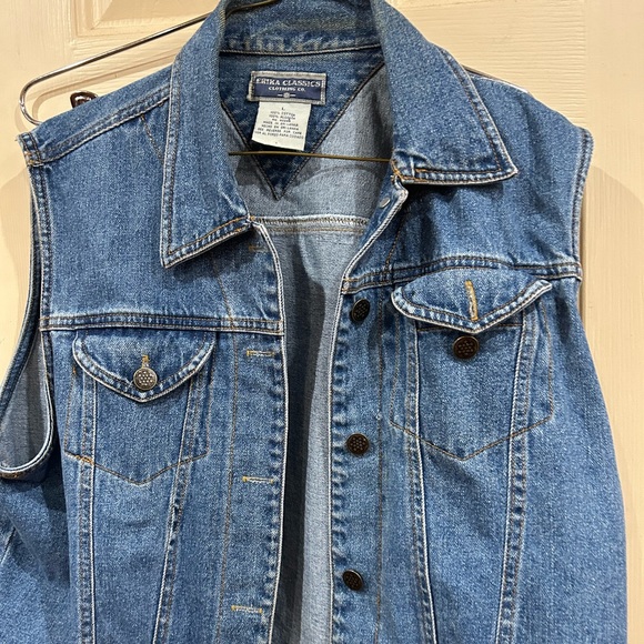 ericka classics | Jackets & Coats | Erica Classics Jean Vest | Poshmark